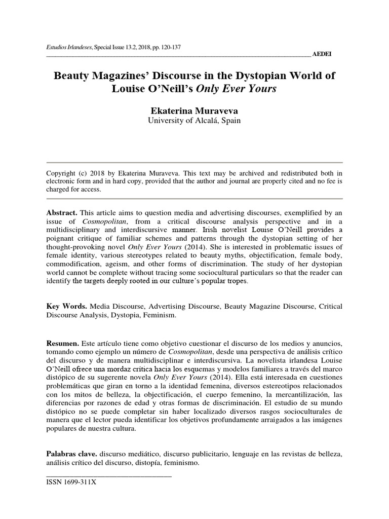 Beauty Magazines' Discourse in | PDF