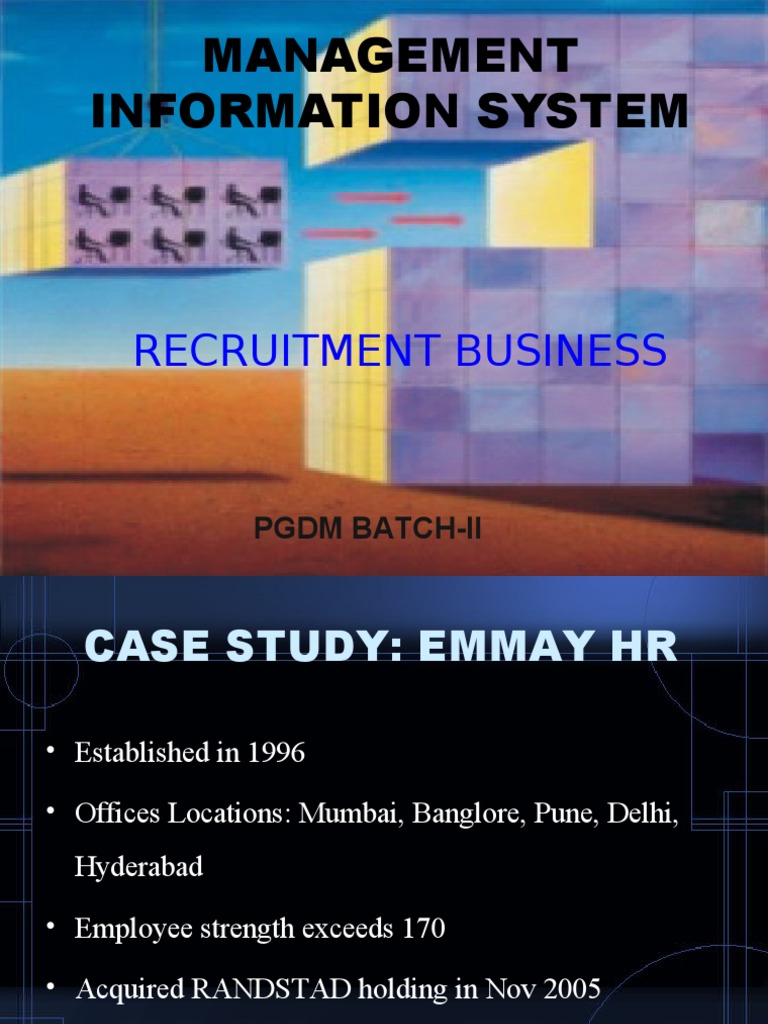 Management Information System: Recruitment Business | PDF | Tab (Gui) | User (Computing)