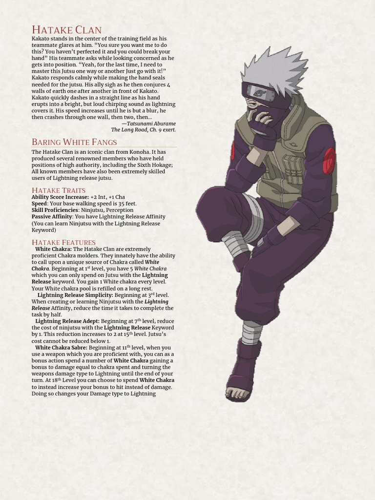 Naruto 5e Full Document 26 | PDF