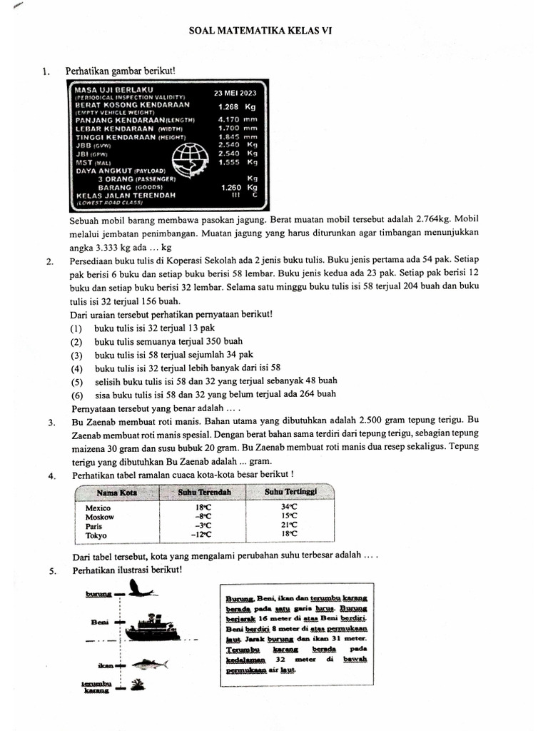 MTK Pilihan ganda Kompleks | PDF MTK Pilihan ganda Kompleks | PDF