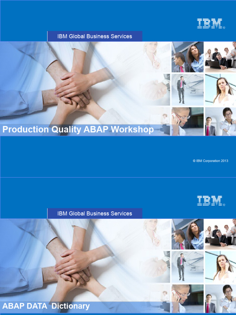 Chapter 01 Abap Ddic Basics | PDF | Database Index | Databases