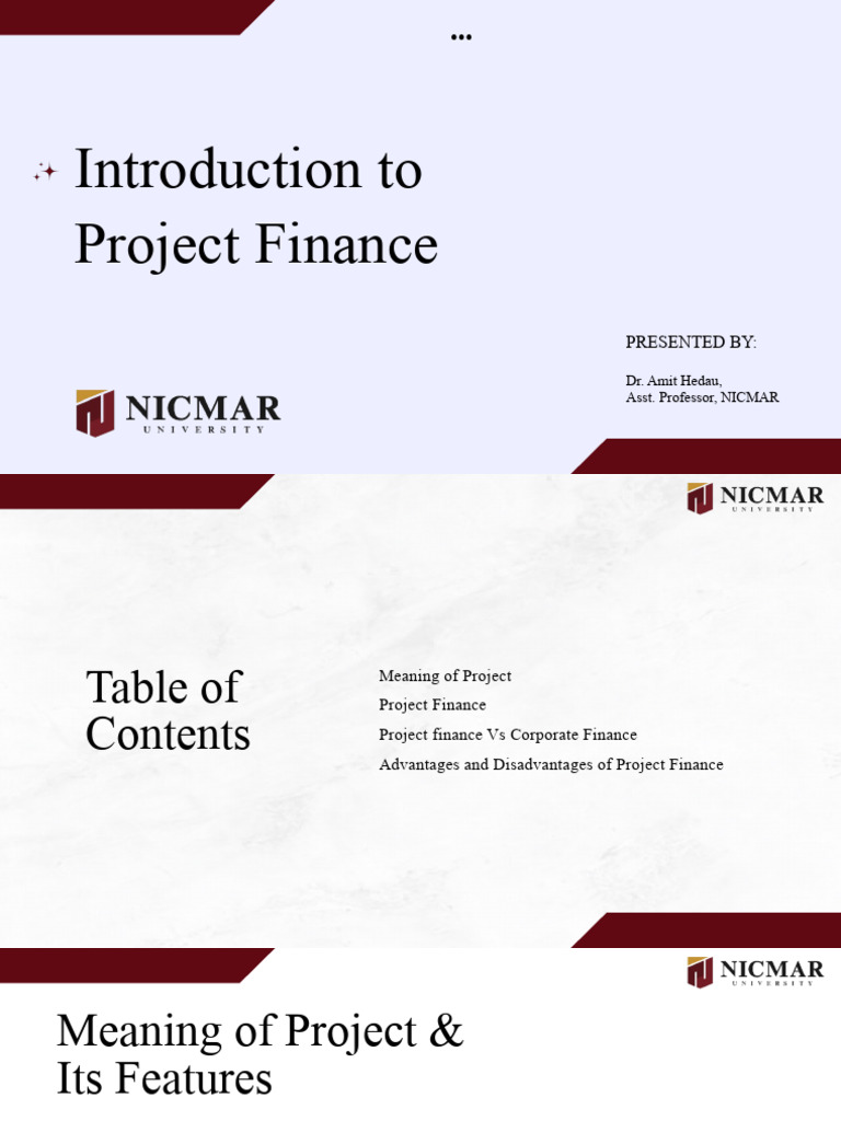 Session 1 To | PDF | Project Finance | Bonds (Finance)