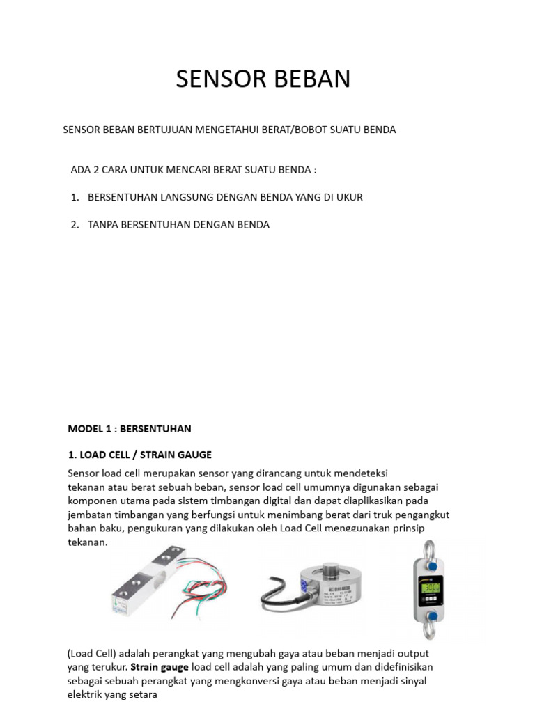 PP - Sensor Berat | PDF | Teknologi & Rekayasa