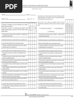 Test ASRS V1.1 (Versión Única) | PDF