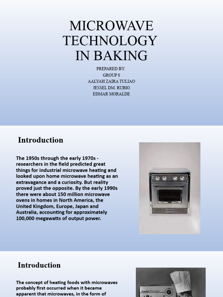 Microwave Technology Advanced Baking | PDF | Electromagnetic Radiation | Electromagnetic Spectrum