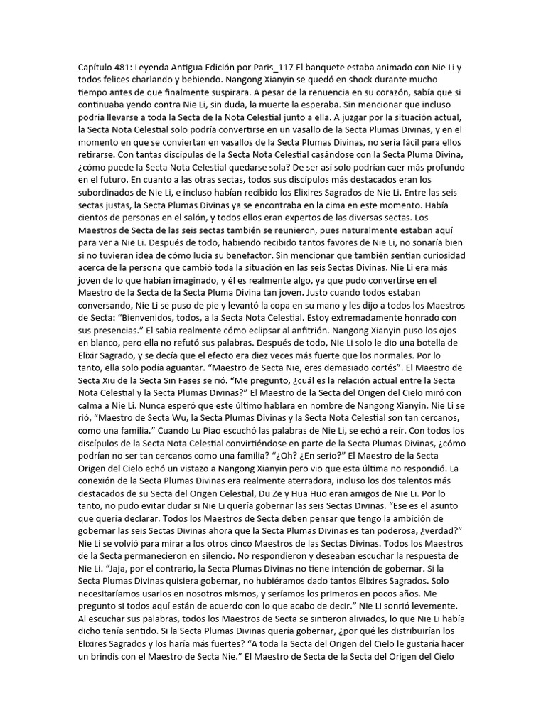 Tales of Demons and Gods Capítulo 481 | PDF | Deidades