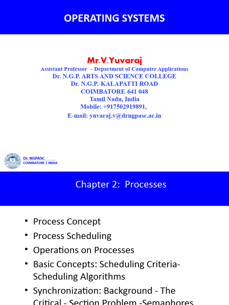 Os Unit Ii | PDF | Process (Computing) | Scheduling (Computing)