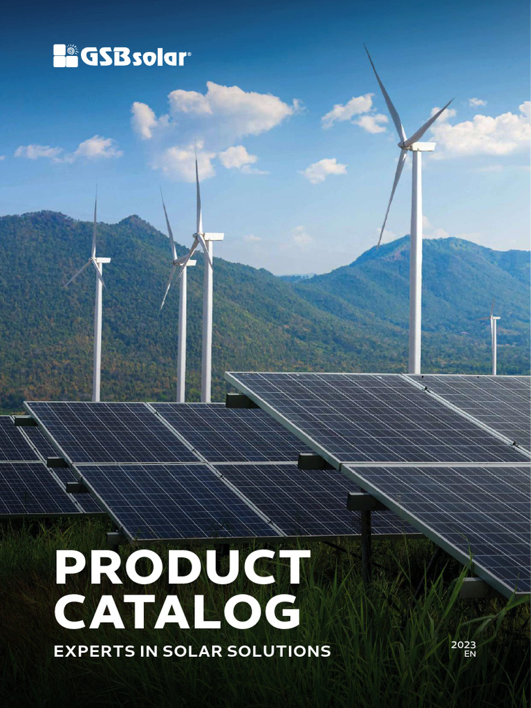 GSB Solar Product Catalog A4 | PDF | Power Inverter | Battery Charger