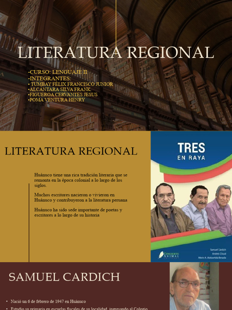 Literatura Regional de Huánuco | PDF | Clásicos