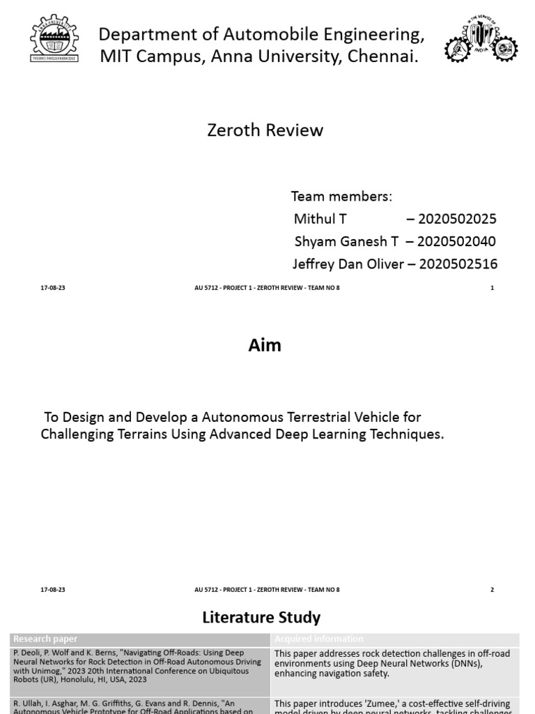 Zeroth Review Template[1] | PDF | Agriculture | Computing