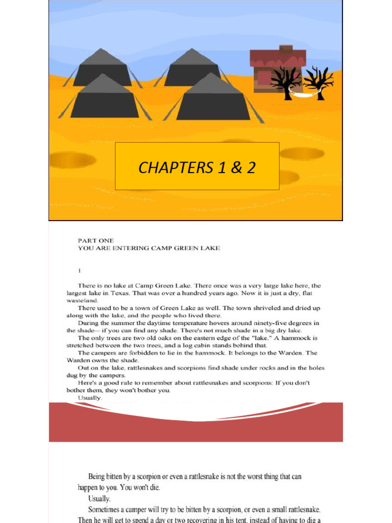 Holes Chapters 1 - 2 | PDF