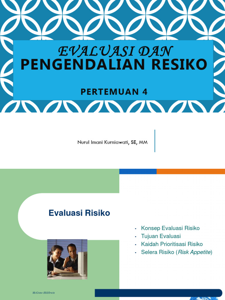 Pertemuan 4 - Pengendalian Risiko - Present | PDF