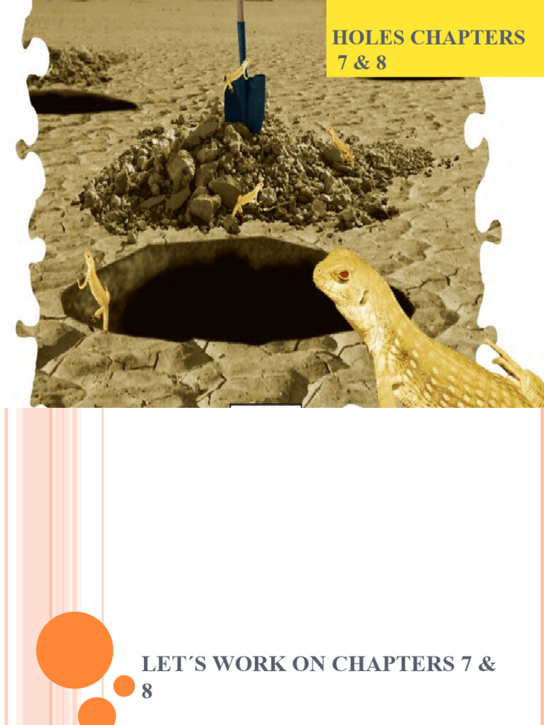 Holes Chapters 7 - 8 | PDF