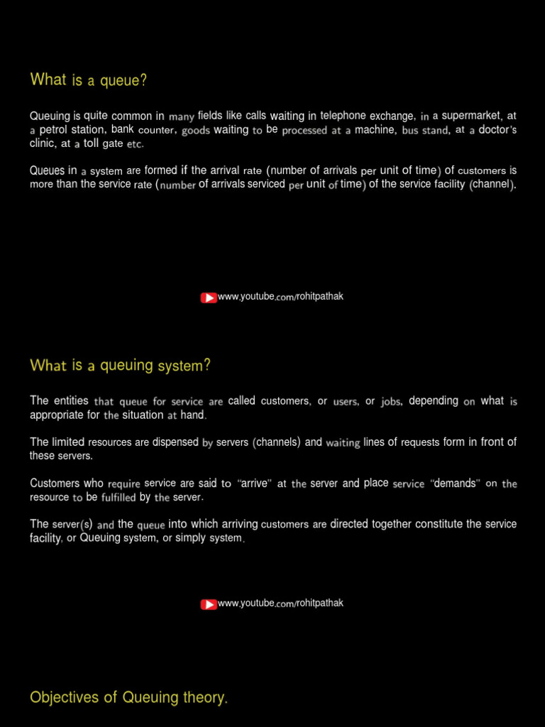 Queuing Theory Introduction | PDF | Applied Mathematics | Probability ... Queuing Theory Introduction | PDF | Applied Mathematics | Probability ...