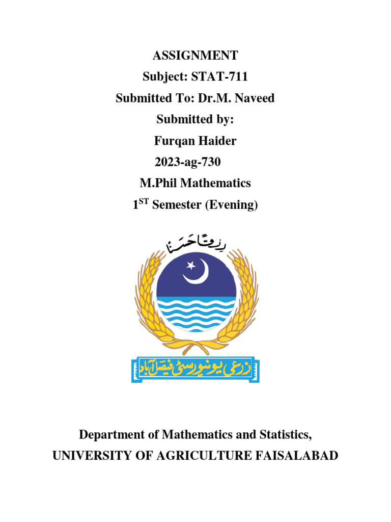 Furqan Haider Assignment | PDF