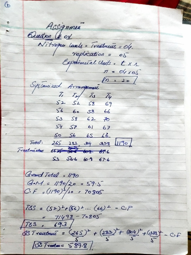 Stat-701 Final Assignment | PDF