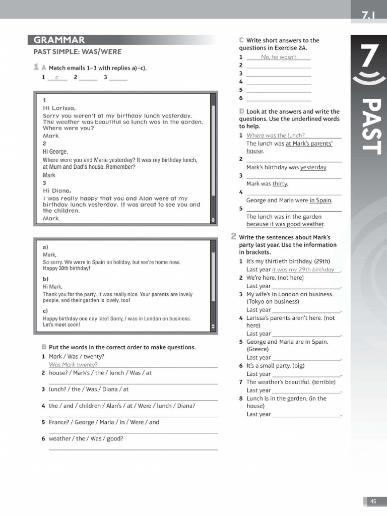 Basic 4 - Unit 7 and Unit 8 | PDF
