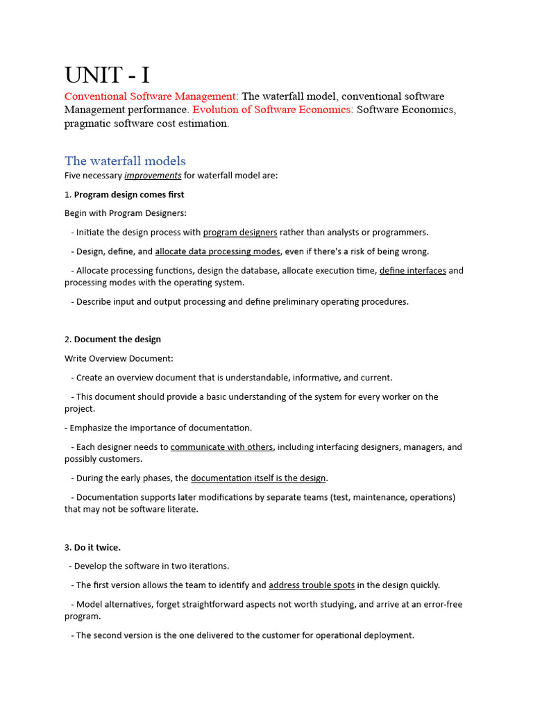 SPM Unit 1 | PDF | Computer Program | Programming