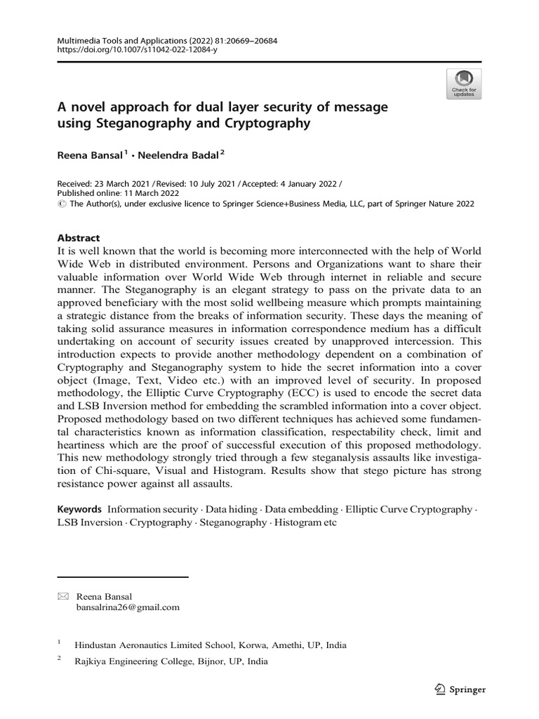 Cryptography and Stegnography | PDF | Cryptography | Encryption