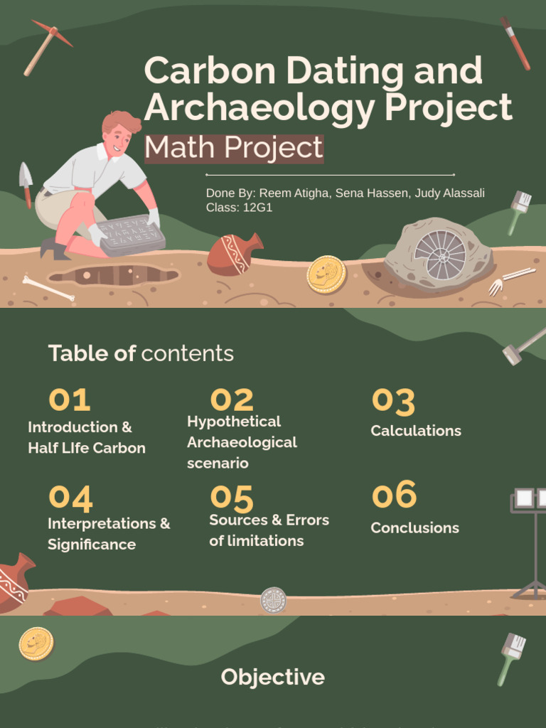 Math Project | PDF | Radiocarbon Dating | Radioactive Decay