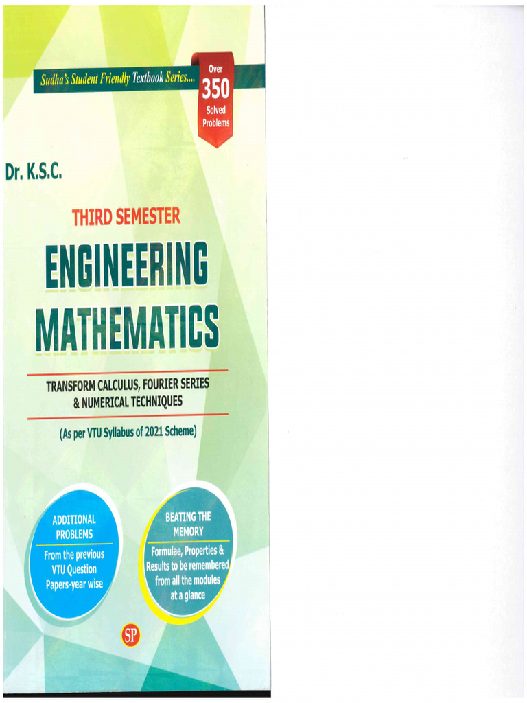 Engineering Mathematics Third Semester by KSC | PDF