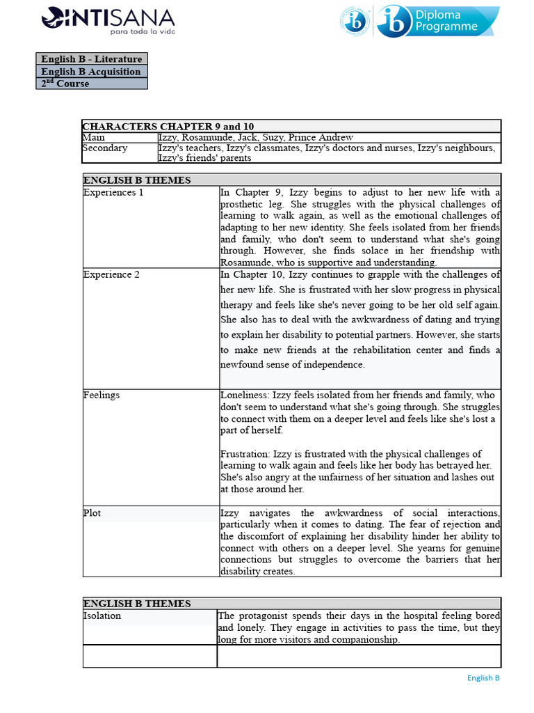 Chapter Analisis - Izzy 9 and 10 | PDF | Psychology | Psychological ...