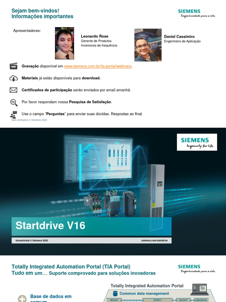 Sinamics Startdrive | PDF | Engenharia | Informática