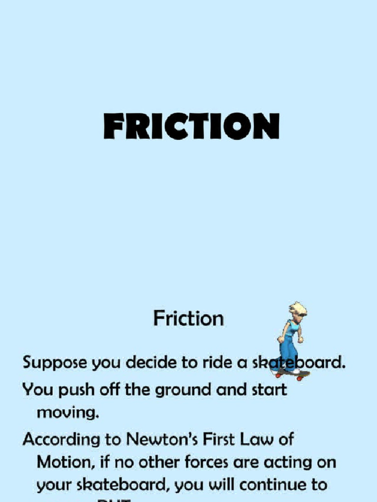 Friction | PDF