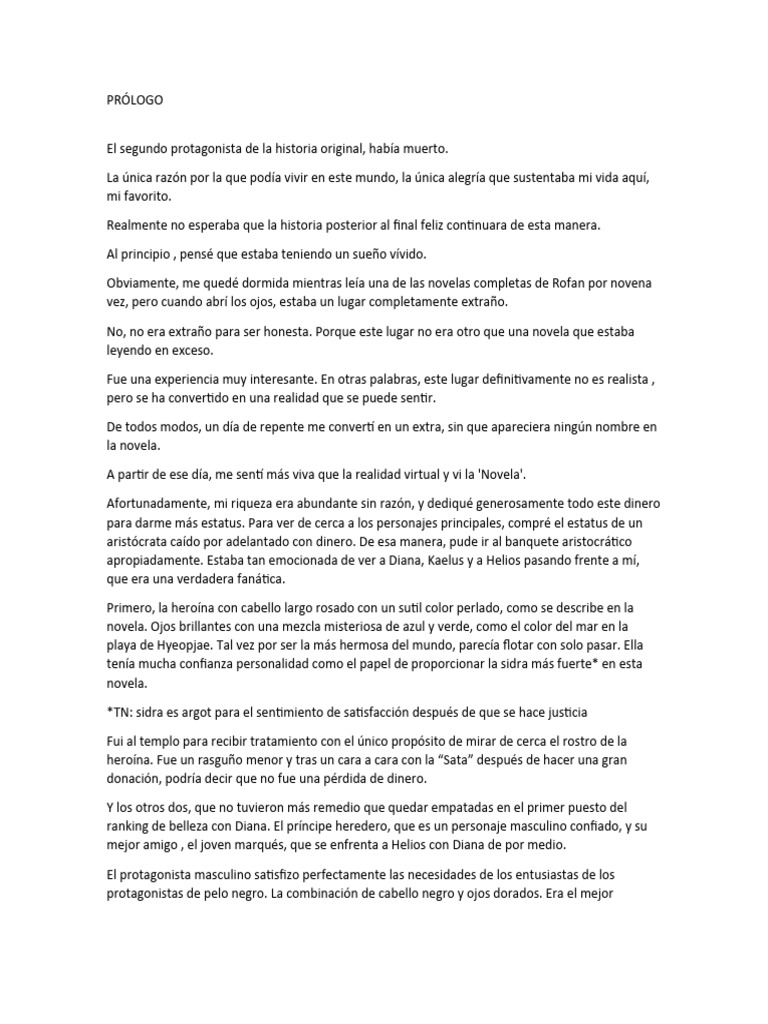 Prologo | PDF | Amor | Novelas