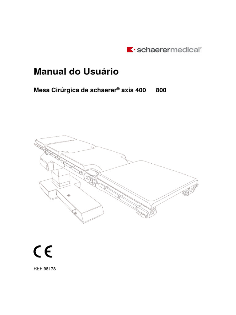 Iu Mesa Cirurgica de Schaerer Axis 400 800 | PDF | Fonte de energia ...