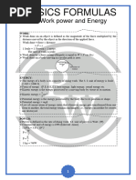 Grade 9 Physics Work and Energy Notes | PDF | Potential Energy | Force