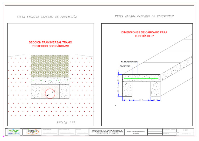 Detalle de Cárcamo de Protección | PDF