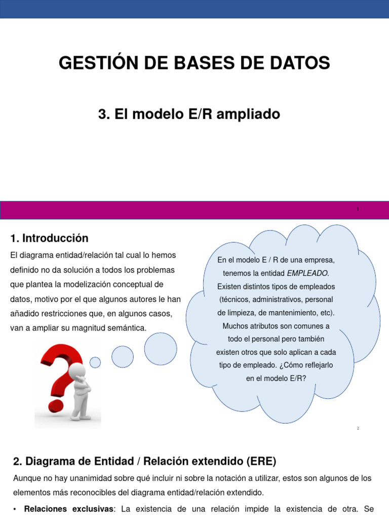 Diagramas E/R y Jerarquías en DB | PDF