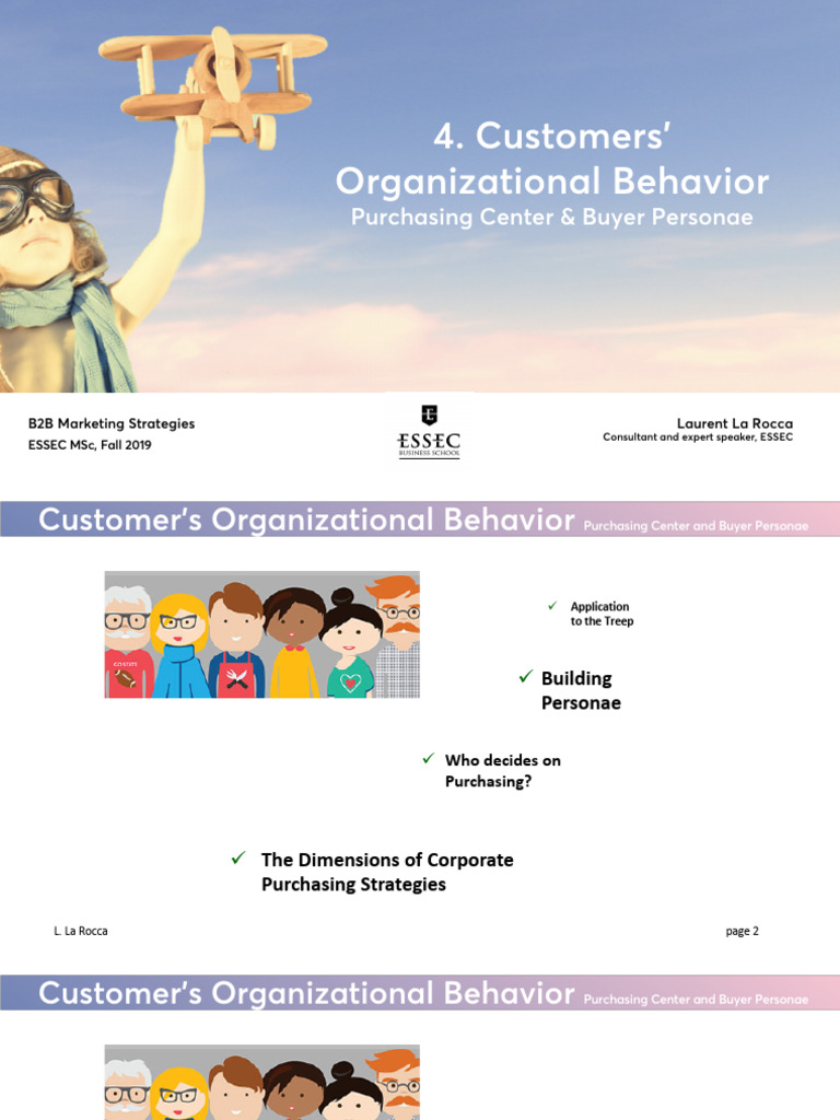 MSC B2B 04 - Purchasing and Personae 2019-20 | PDF | Procurement | Sales