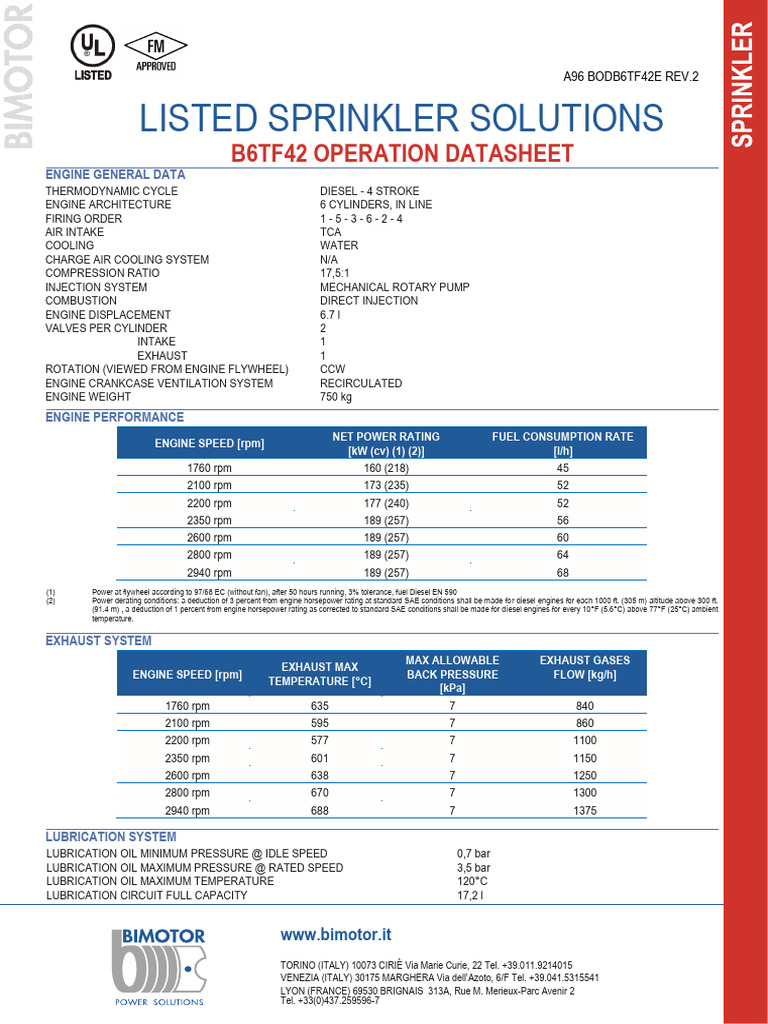 Bimotor Diesel Engine Specifications | PDF | Internal Combustion Engine ...