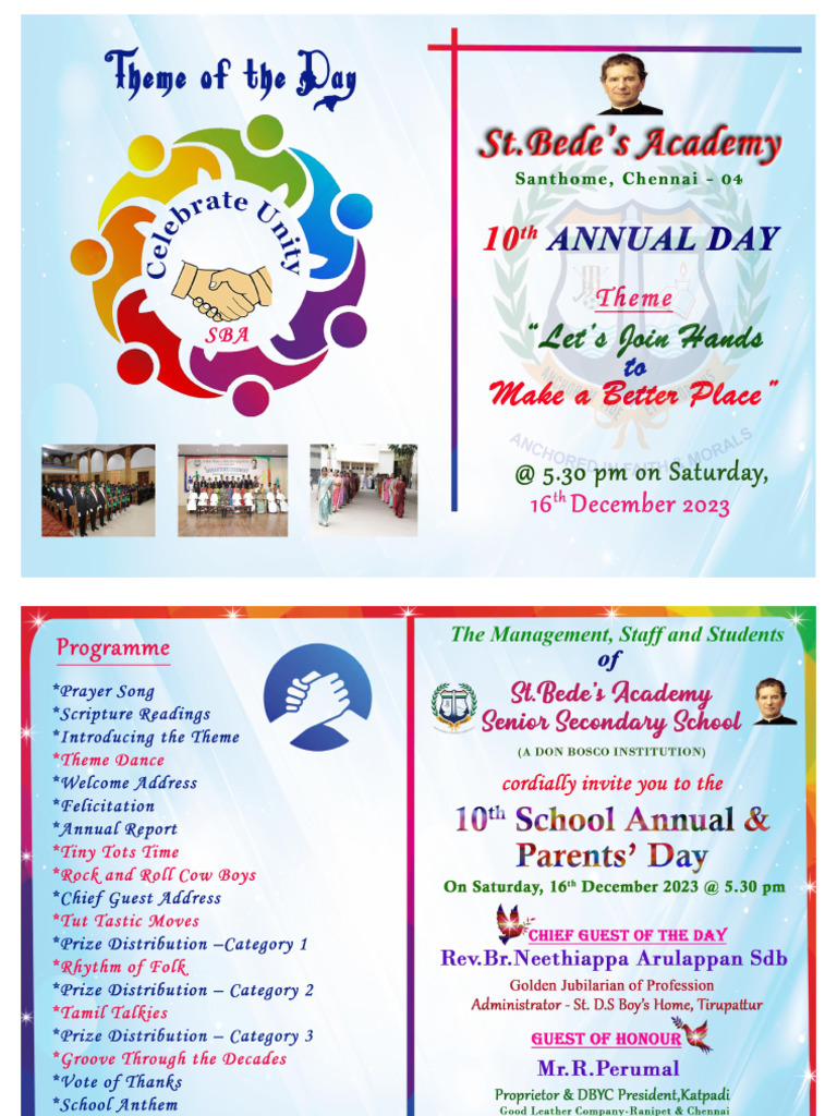 Annual Day Invitation 2023-24 | PDF