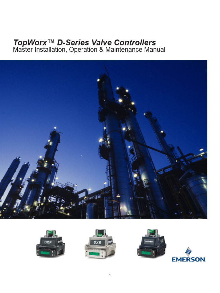 Manual D Series Iom Topworx en 82606 | PDF | Pipe (Fluid Conveyance) | Valve