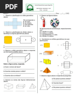Material de Apoio - Sólidos RA | PDF | Geometria Euclidiana | Euclides