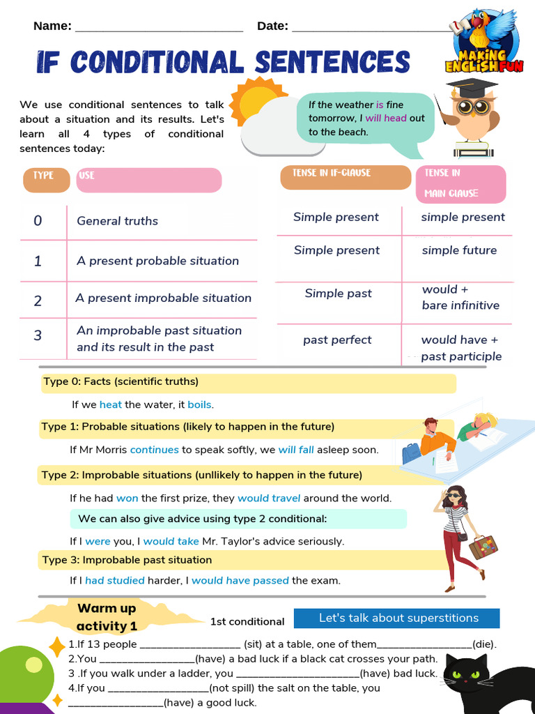 Conditional Worksheets | PDF