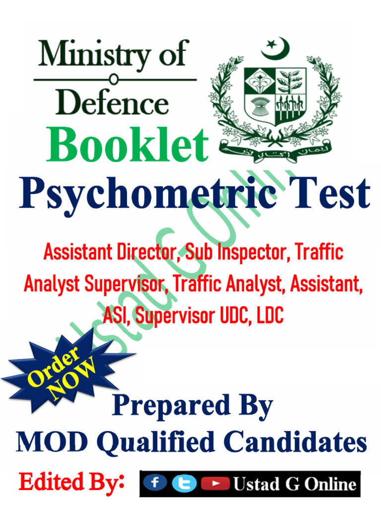 SSU Psychometric Test Guide 2025 | PDF | Multiple Choice | Critical ...