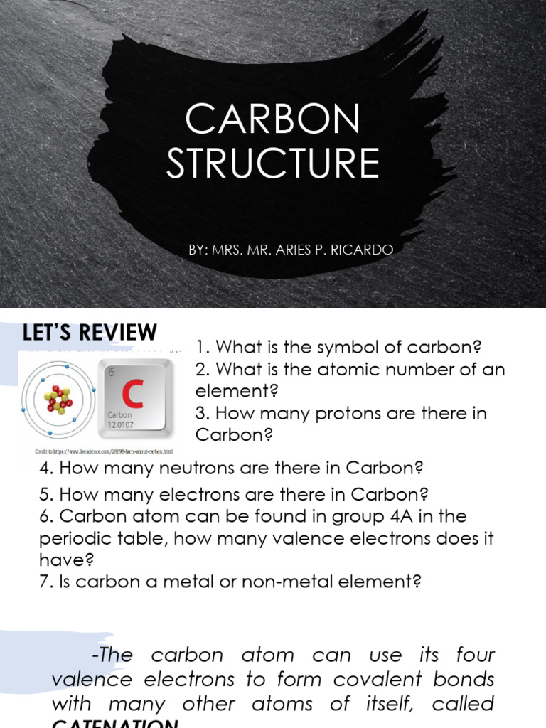 CARBON-STRUCTURE | PDF | Carbon | Organic Compounds