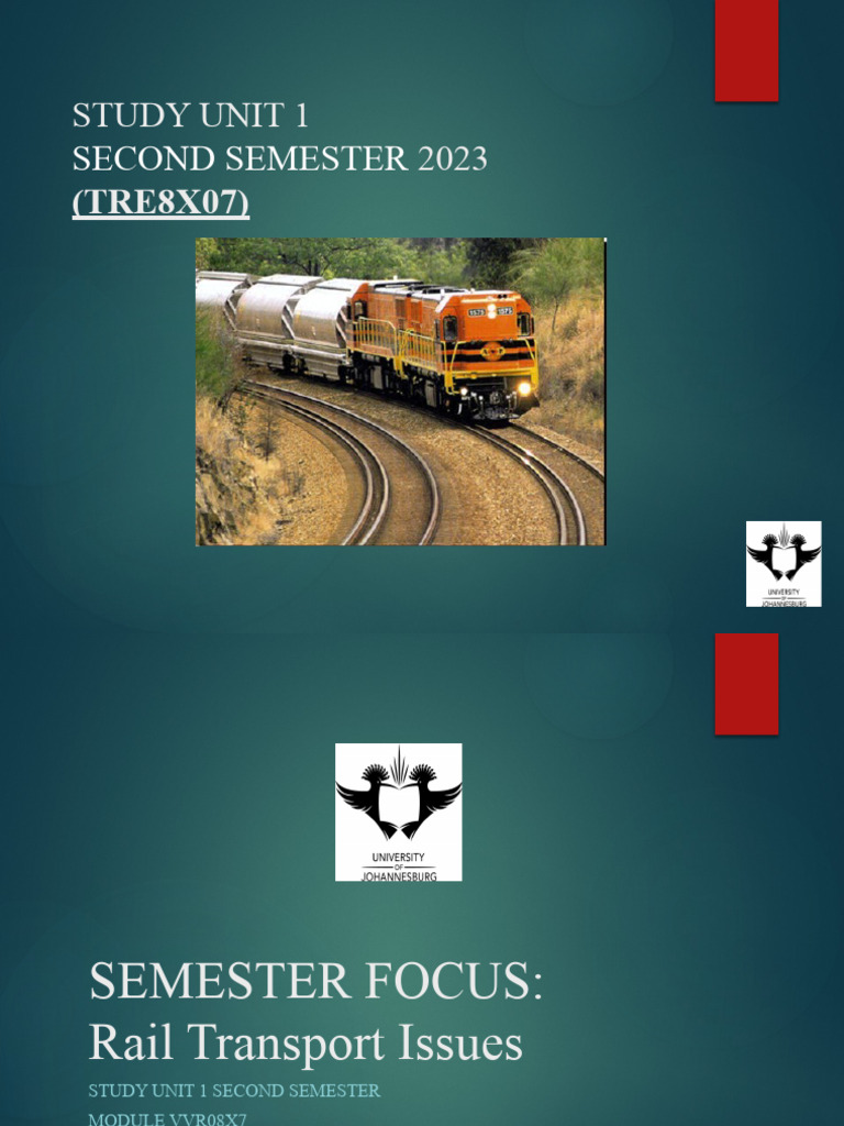 Learning Unit 1 (8) New | PDF | Rail Transport | Train