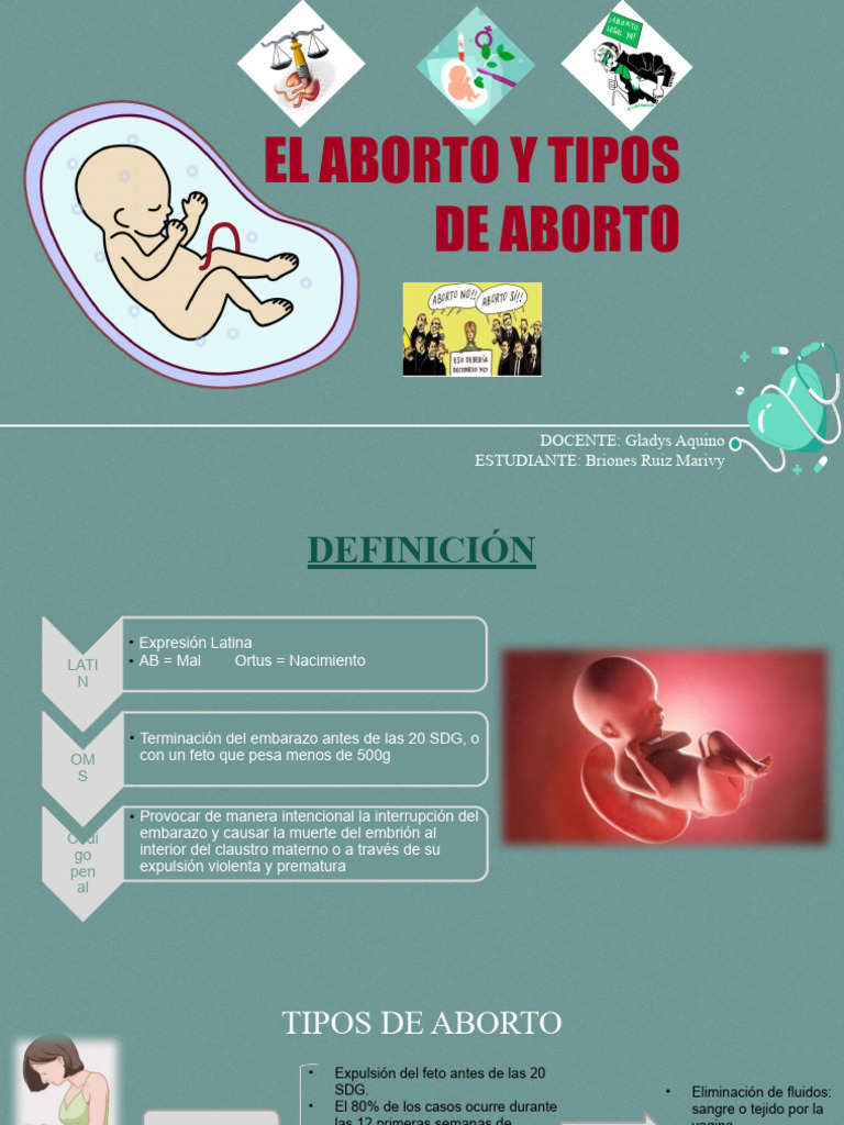 Tipos y Consecuencias del Aborto | PDF | Aborto | Aborto espontáneo