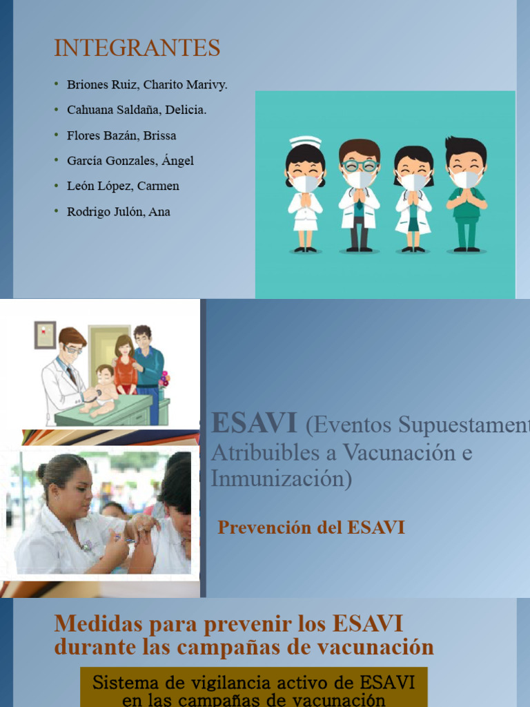 ESAVI | Descargar gratis PDF | Vacunas | Especialidades Medicas