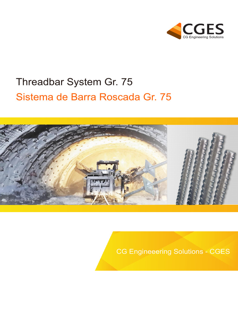 Sistema de Barra Roscada Gr. 75 CGES | PDF | Materiales de construcción ...