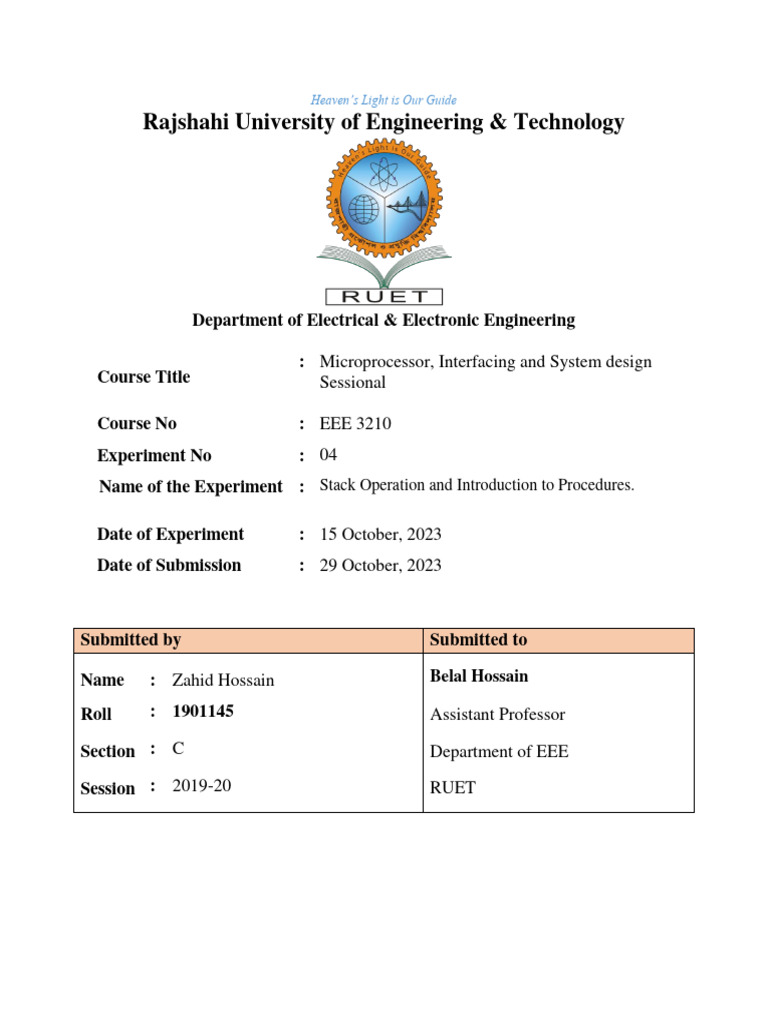 Experiment 4 | PDF | Pointer (Computer Programming) | Computer Hardware Experiment 4 | PDF | Pointer (Computer Programming) | Computer Hardware