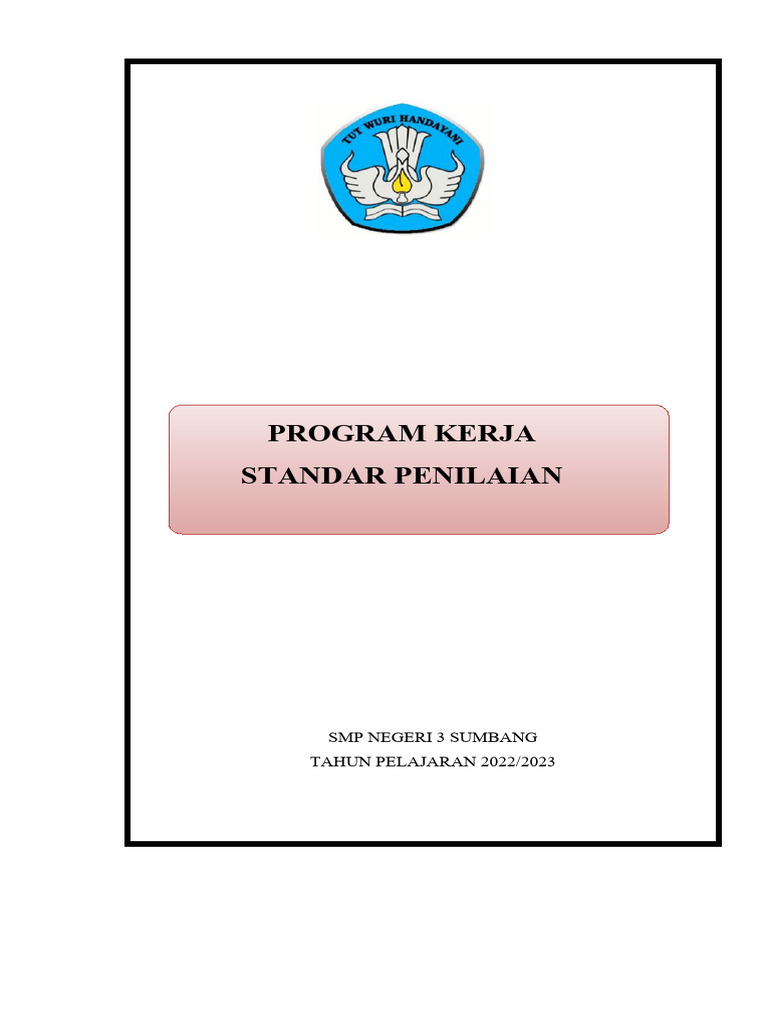 Program Kerja Penilaian SMP | PDF | Karier & Perkembangan | Bisnis