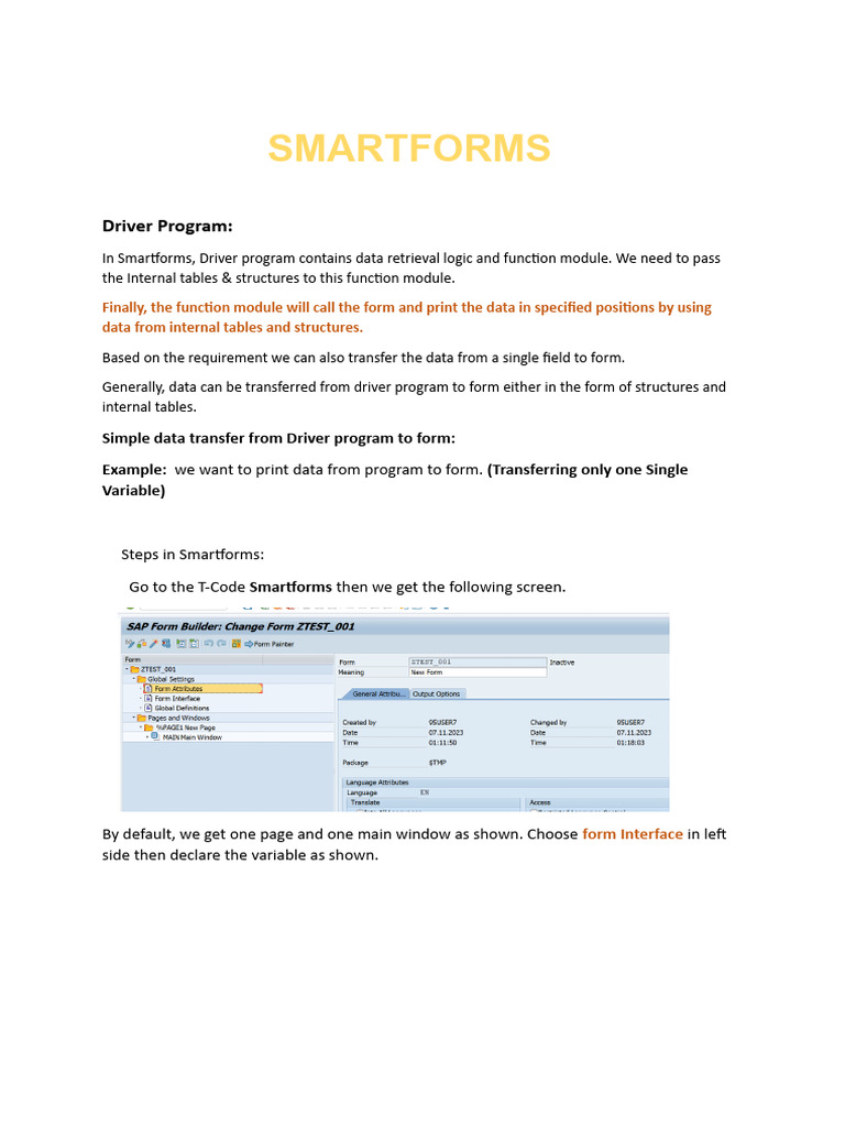 2 Smartforms | PDF | Computer Program | Programming
