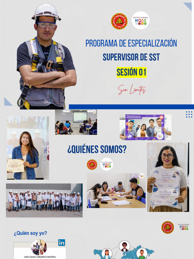 Sesion 01 Supervisor SST | PDF