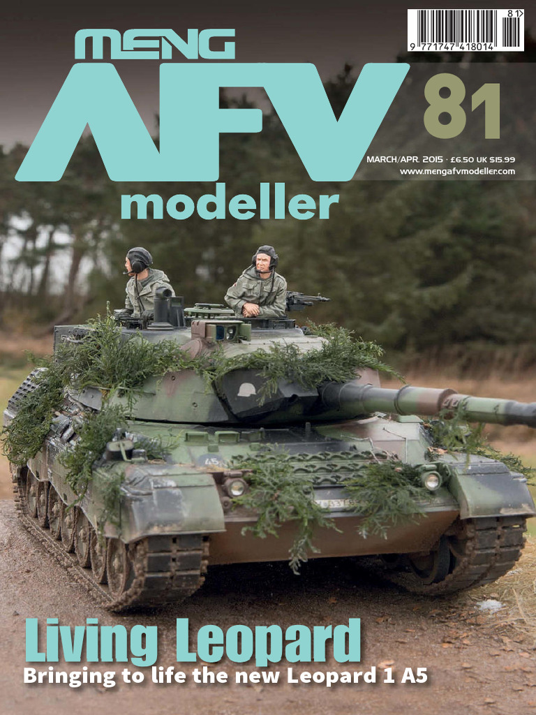 Meng AFV Modeller 081 - 2015 March April | PDF | Acrylic Paint | Gun Turret